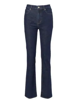FRAME Ruler Mid-rise Straight Jeans - Blue