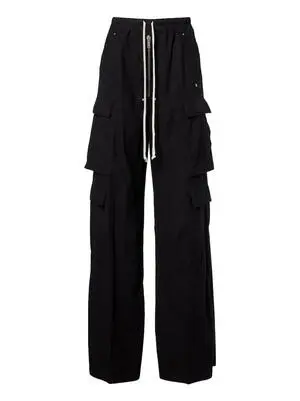 Rick Owens Jumbo Belas High-rise Cargo Pants - Black