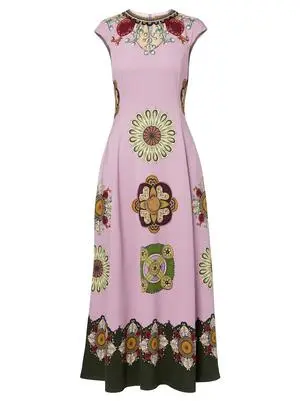 La DoubleJ Park Ave Printed Maxi Dress - Pink