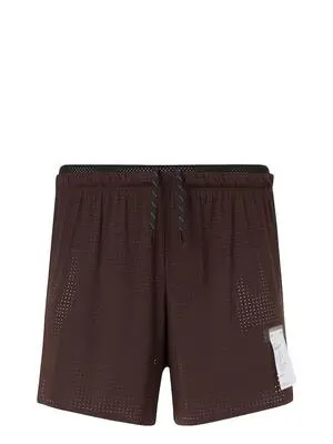 Satisfy Space‑o 5 Running Shorts - Brown