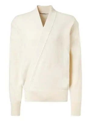 LEMAIRE Alpaca And Wool-blend Cardigan - White