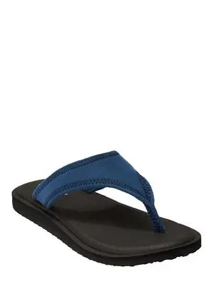 COMFORTVIEW Sylvia Soft Footbed Thong Sandal - Royal Navy