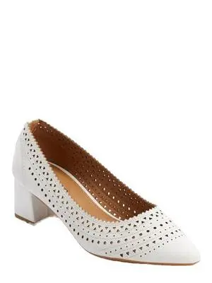 COMFORTVIEW The Knightly Slip-on Pump - White