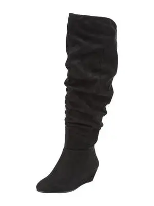 COMFORTVIEW The Tamara Tall Regular Calf Boots - Black