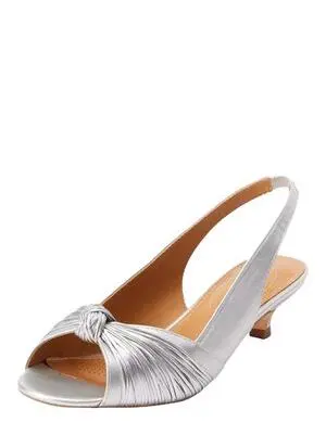 COMFORTVIEW Metallic Slingback - Silver