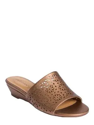 COMFORTVIEW The Capri Slip-on Mule - Bronze
