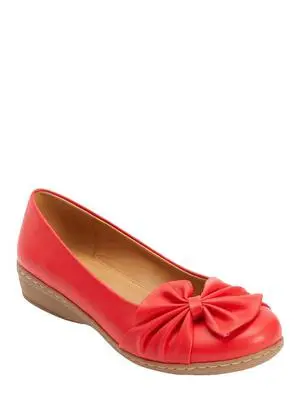COMFORTVIEW The Pamela Slip-on Flat - Red