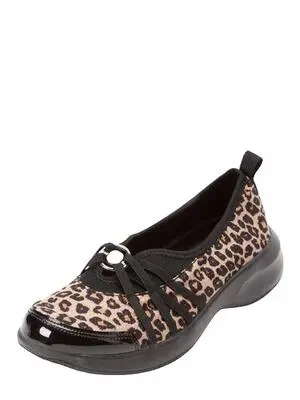 COMFORTVIEW Comfortview Sport Greer Slip-On Sneaker With Leopard Print Leopard