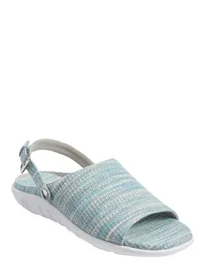 COMFORTVIEW Matilda Convertible Sling Sandals - Blue Multi