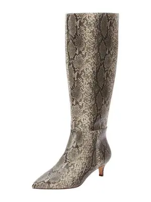COMFORTVIEW The Poloma Tall Wide Calf Boots - Multi Snake