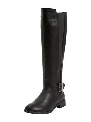 COMFORTVIEW Milan Tall Wide Calf Boots - Black