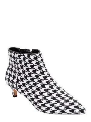 COMFORTVIEW The Meredith Patterned Bootie - Houndstooth