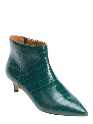 COMFORTVIEW Meredith Bootie Emerald Croco
