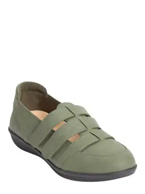 COMFORTVIEW Ellis Orthotic Flat - Dark Moss