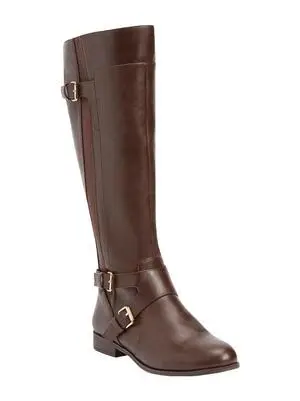 COMFORTVIEW The Whitley Tall Wide Calf Boots - Brown