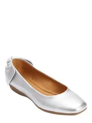 COMFORTVIEW Comfortview Delia Slip-On Flat With Bow Detailing