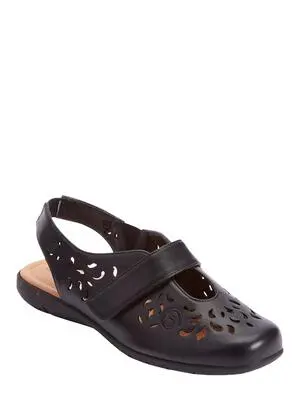 COMFORTVIEW Jordyn Slingbacks Black