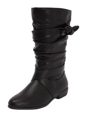 COMFORTVIEW The Heather Wide Calf Boots Black