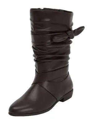 COMFORTVIEW The Heather Wide Calf Boots Brown