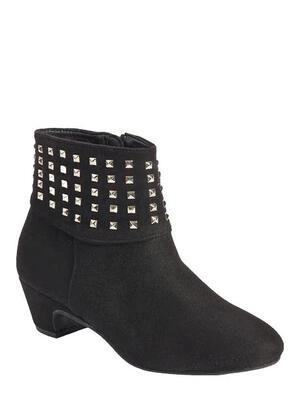 COMFORTVIEW The Mikaiah Bootie With Stud Embellishments - Black