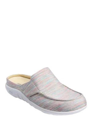 COMFORTVIEW The Niccola Arch Support Mule Multi Stripe