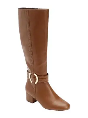 COMFORTVIEW Vale Tall Wide Calf Boots - Mocha