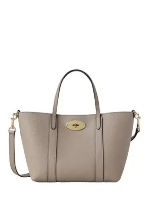 Mulberry Mini Bayswater Leather Tote Cashmere Taupe