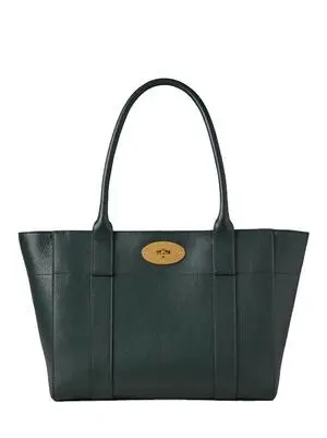 Mulberry Bayswater 9 To 5 Leather Zip Tote - Mulberry Green
