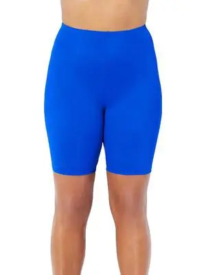 SWIMSUITS FOR ALL Long Bike Short Swim Bottom - Royal