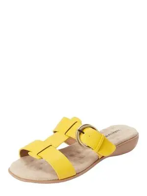 COMFORTVIEW The Dawn Slip On Sandal - Yellow