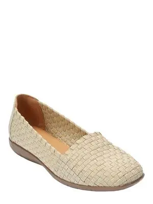 COMFORTVIEW The Bethany Slip-on Flat - Khaki Metallic