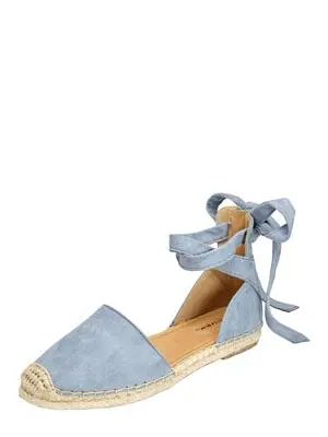 COMFORTVIEW The Shayla Flat Espadrille Chambray