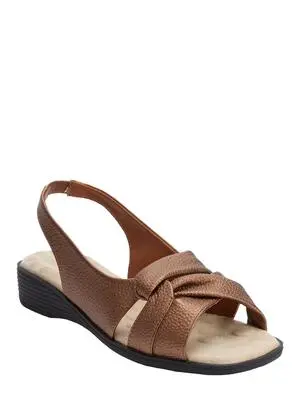 COMFORTVIEW The Pearl Slingback Sandal Bronze