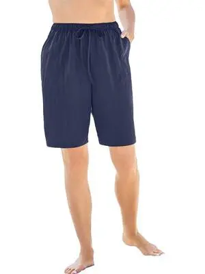 SWIM 365 Taslon® Cover Up Board Shorts With Built-in Brief - Navy