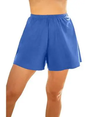 SWIM 365 Loose Fit Swim Short With Tummy Control - Electric Iris