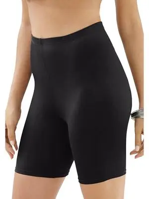 SWIM 365 High-Waist Full-Coverage Swim Bike Short Black