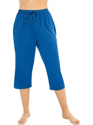 SWIM 365 Taslon® Cover Up Capri Pant - Dream Blue