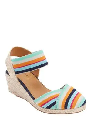 COMFORTVIEW Abra Espadrille - Multi Stripe