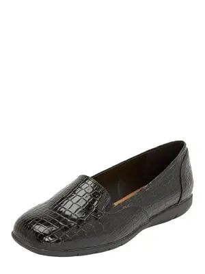 COMFORTVIEW Leisa Slip On Flat Black