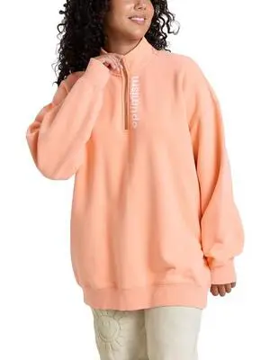 SAMII RYAN Optimism 3/4 Zip Up - Coral