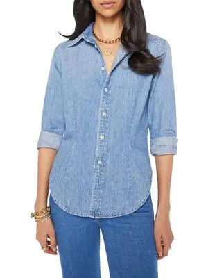 MOTHER Denim Button-up Shirt - Seal The Deal