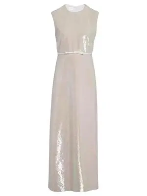 Giambattista Valli Sequin Midi Dress - Neutrals