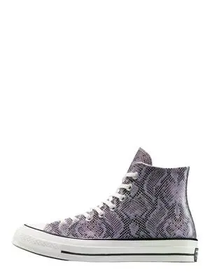 CONVERSE Snakeskin High-top Sneakers - Purple