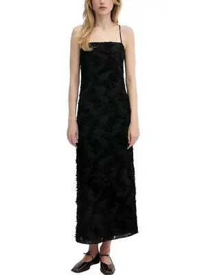 SAMSOE SAMSOE Spaghetti-strap Maxi Dress - Black