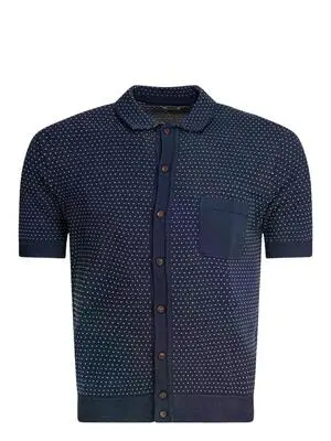 RAKKI Polka-dot Button-down Shirt