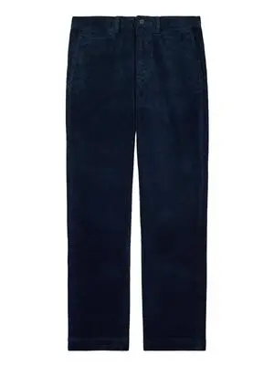 Polo Ralph Lauren Bedford Slim-fit Straight-leg Corduroy Trousers - Blue