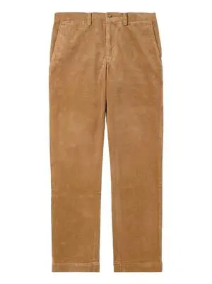 Polo Ralph Lauren Bedford Slim-fit Straight-leg Corduroy Trousers - Brown