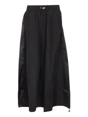 Liu Jo Elasticated-waist Midi Skirt - Black