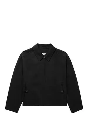 Acne Studios Double-faced Wool And Cashmere-blend Felt Jacket - Black
