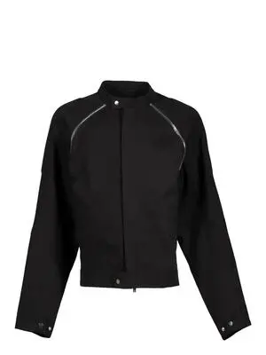 HELIOT EMIL Equinox Zip-detail Bomber Jacket - Black